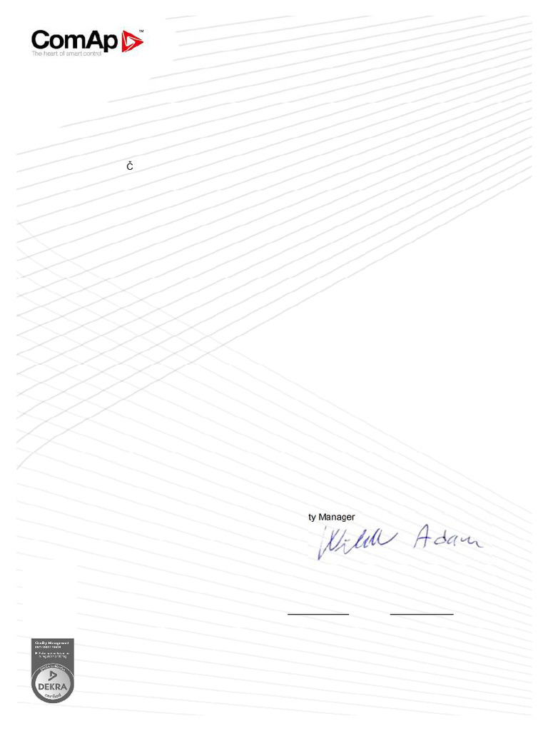 InteliSys GAS Conformity Declaration v1 | PDF