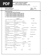 Class Vi Admission Test Question Paper 2024-2025 | PDF | Grammatical ...