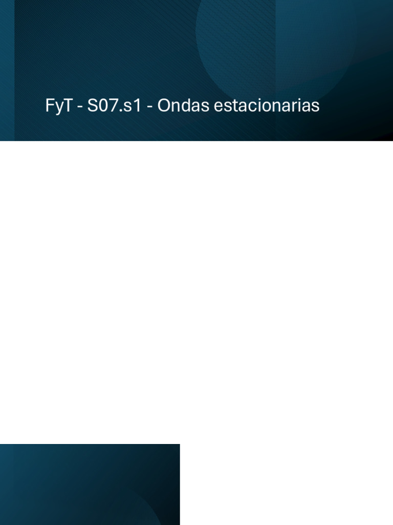 S07 - s1 - Ondas Estacionarias | PDF | Computadoras