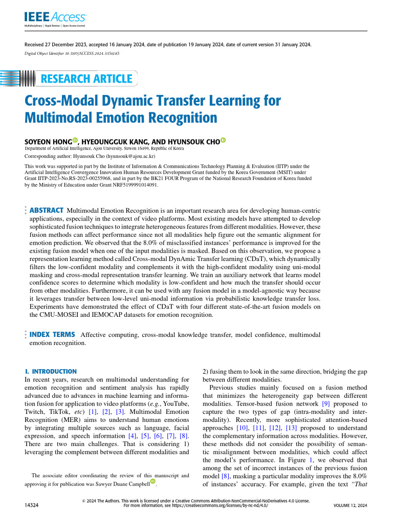 Cross-Modal Dynamic Transfer Learning For Multimodal Emotion ...