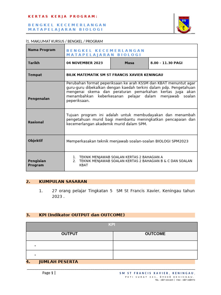 Bengkel Teknik Biologi SPM 2023 | PDF | Seni | Teknologi & Rekayasa