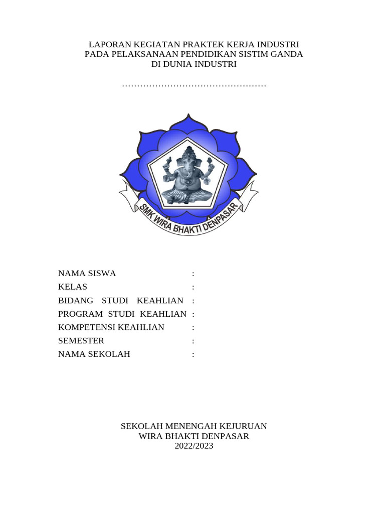 Administrasi PKL Untuk Siswa | PDF