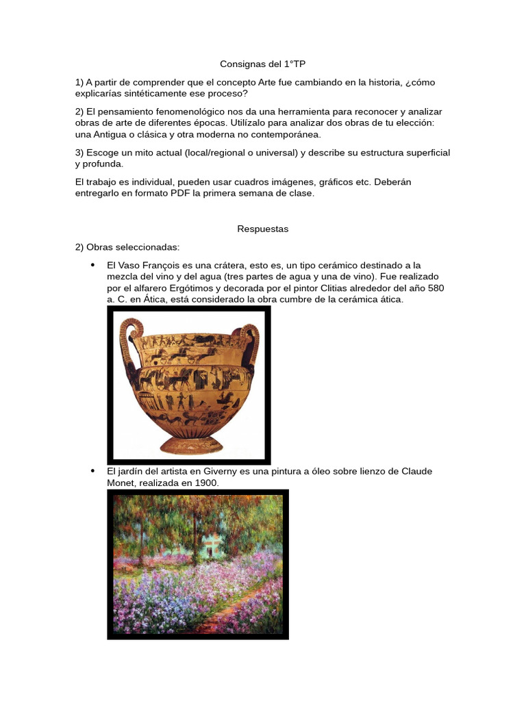 TP1 Historia Del Arte | PDF