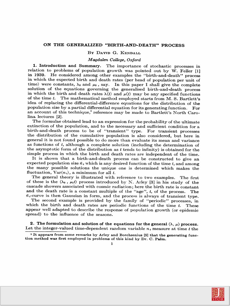 Institute of Mathematical Statistics Is Collaborating With JSTOR To ...