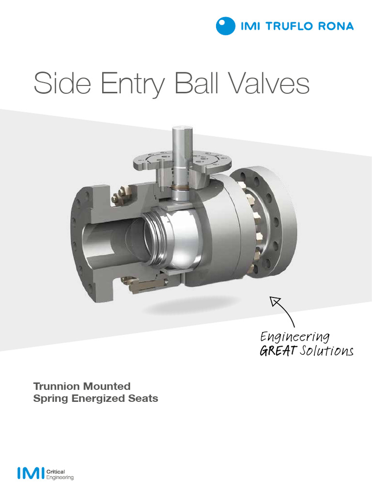 High Performance Trunnion Ball Valves | PDF | Valve | Stainless Steel