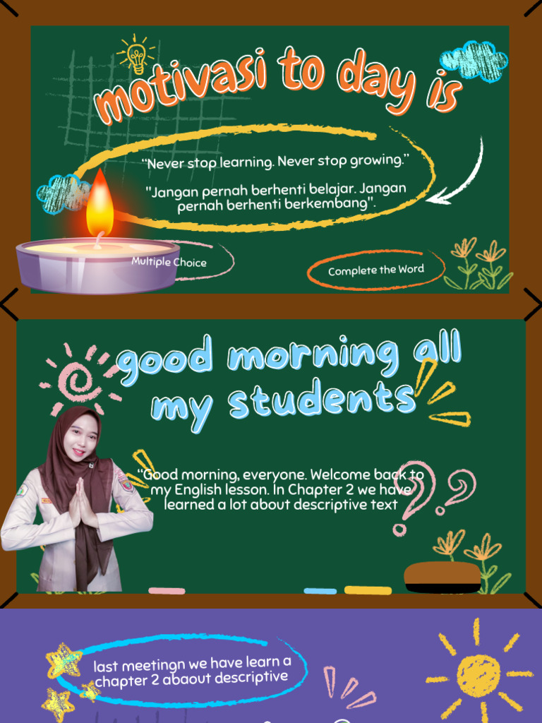 Good Morning All My Students | PDF | Linguistics