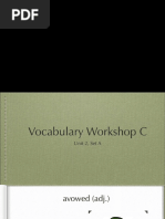 Vocabulary Workshop Level C | PDF