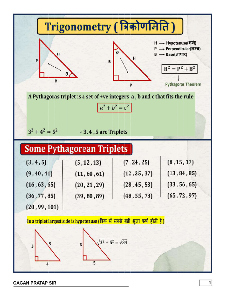 Trignometry Sheet - 1, 2, 3 (New) | PDF | Trigonometry | Euclidean ...