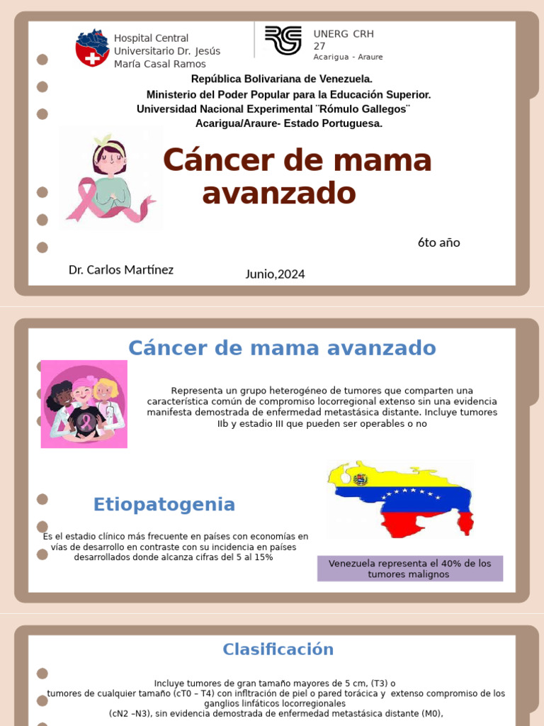 CA Mama Avanzado | PDF | Cáncer de mama | Cáncer
