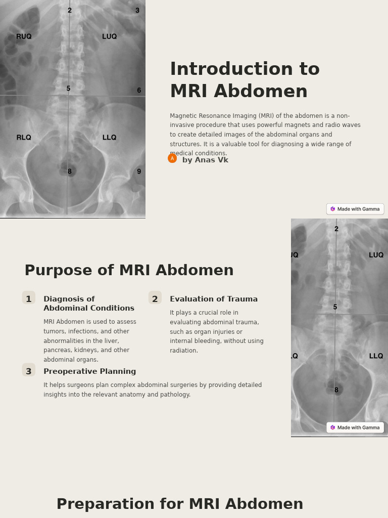 MRI Abdomen: A Diagnostic Overview | PDF | Magnetic Resonance Imaging ...