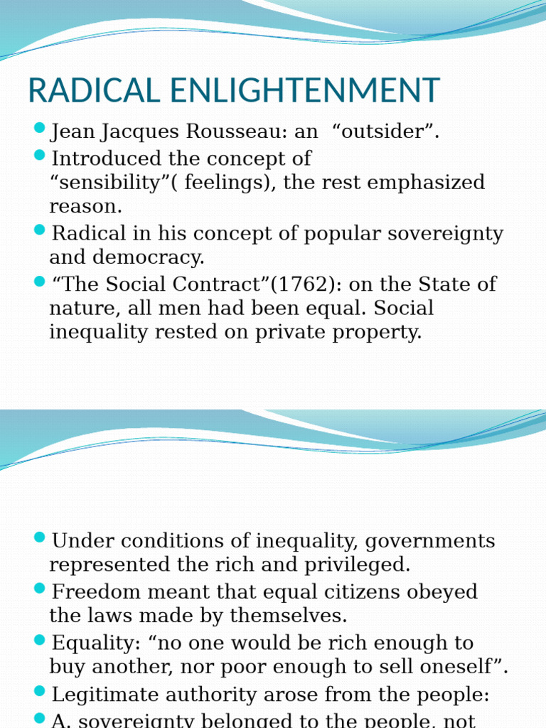Radical Enlightenment | PDF | Sovereignty | Age Of Enlightenment