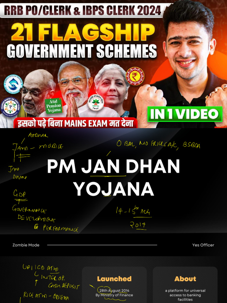 21 Flagship Government Schemes | PDF