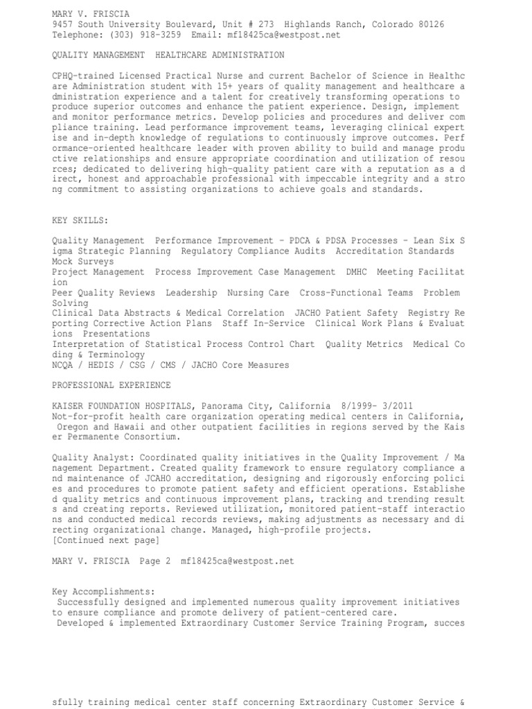 Healthcare Quality Management Expertise | PDF | Patient Safety | Nursing
