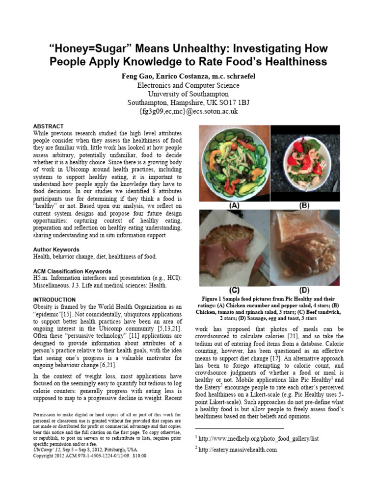 Journal About Non Healthy Food | PDF | Juice | Diet & Nutrition