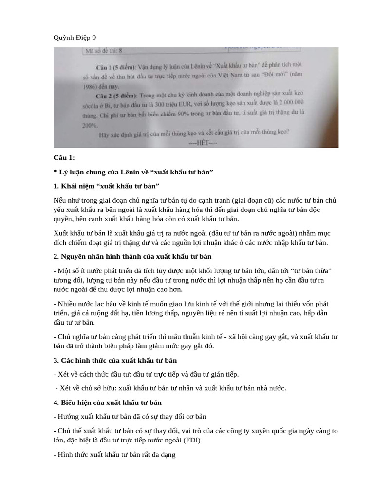 Bài mẫu ktct | PDF