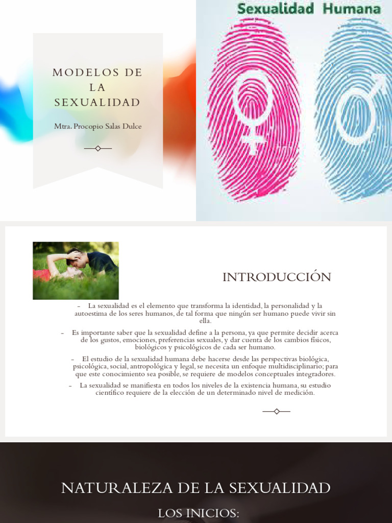 Modelos de Sexualidad Humana | PDF | La sexualidad humana | Sicología