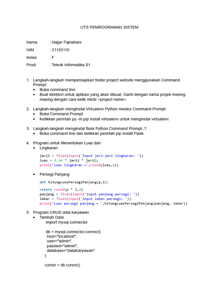 Pemrograman Sistem | PDF | Komputer