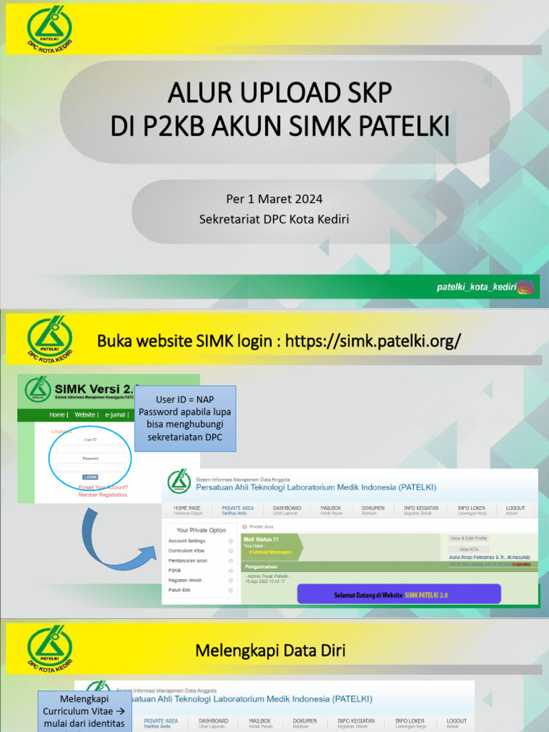 ALUR UPLOAD SKP Dan SIP Per 1 Maret 2024 | PDF | Komputer