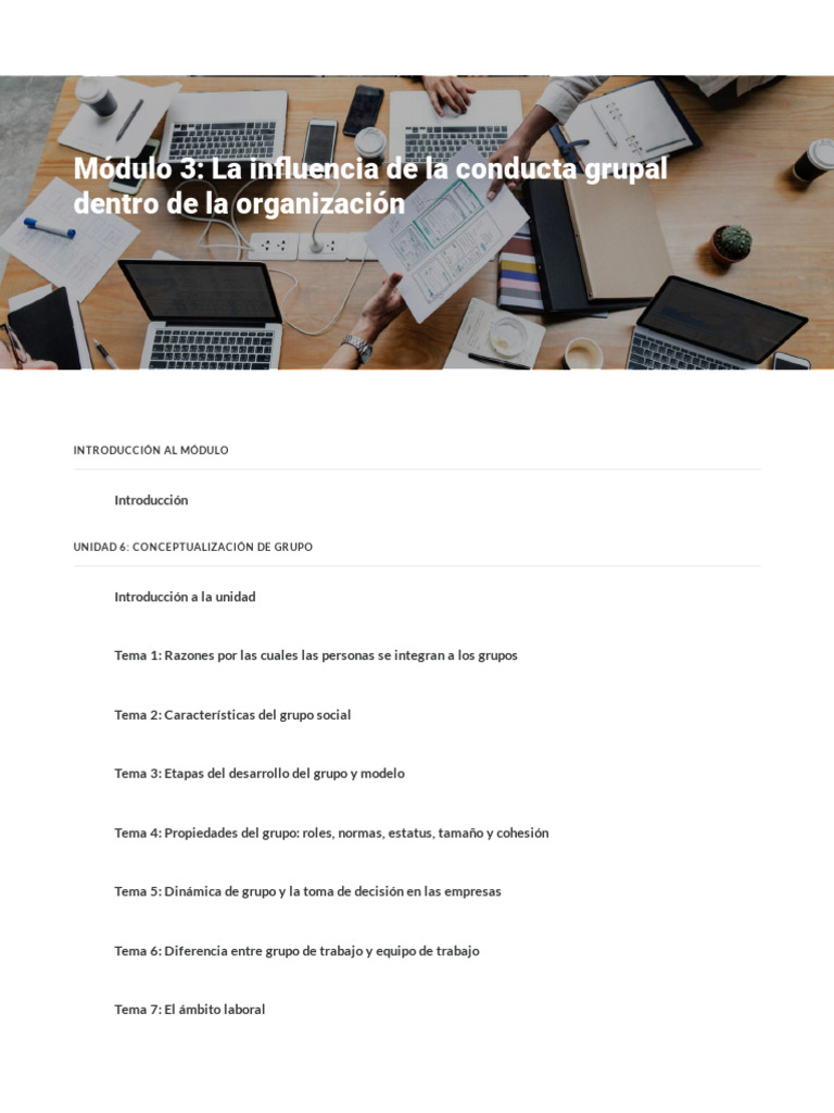 Modulo 3 | PDF | Comportamiento | Liderazgo