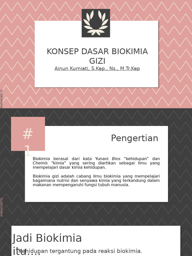 Konsep Dasar Biokimia Gizi | PDF