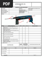 Drilling Machine Inspection Checklist | PDF | Drill | Mechanical ...