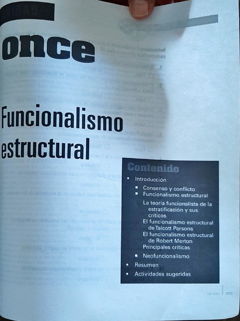 Funcionalismo Estructural | PDF | Emile Durkheim | Sociología