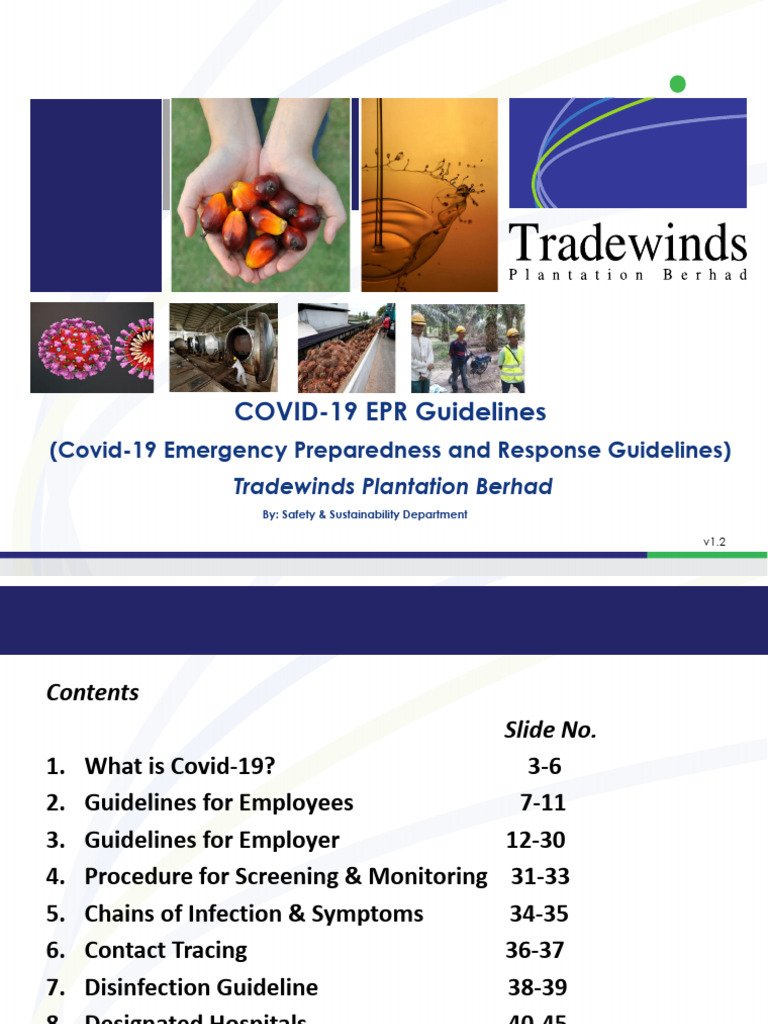 COVID19 EPR Guidelines | PDF | Hygiene | Epidemiology