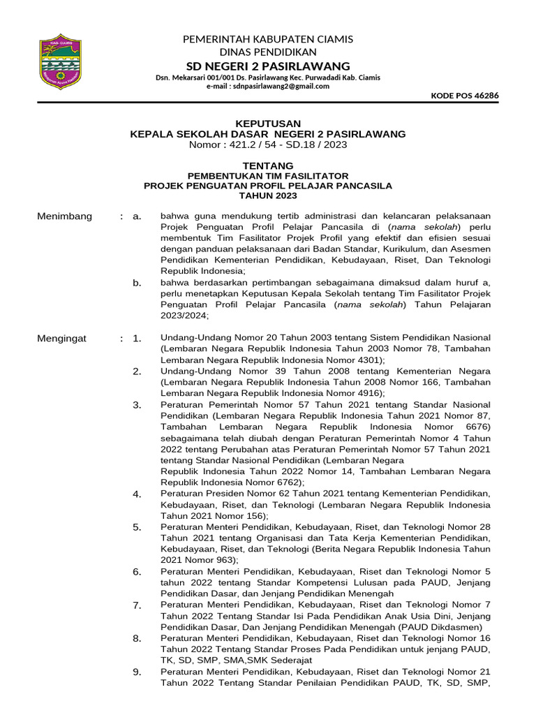 SK Profil Projek | PDF