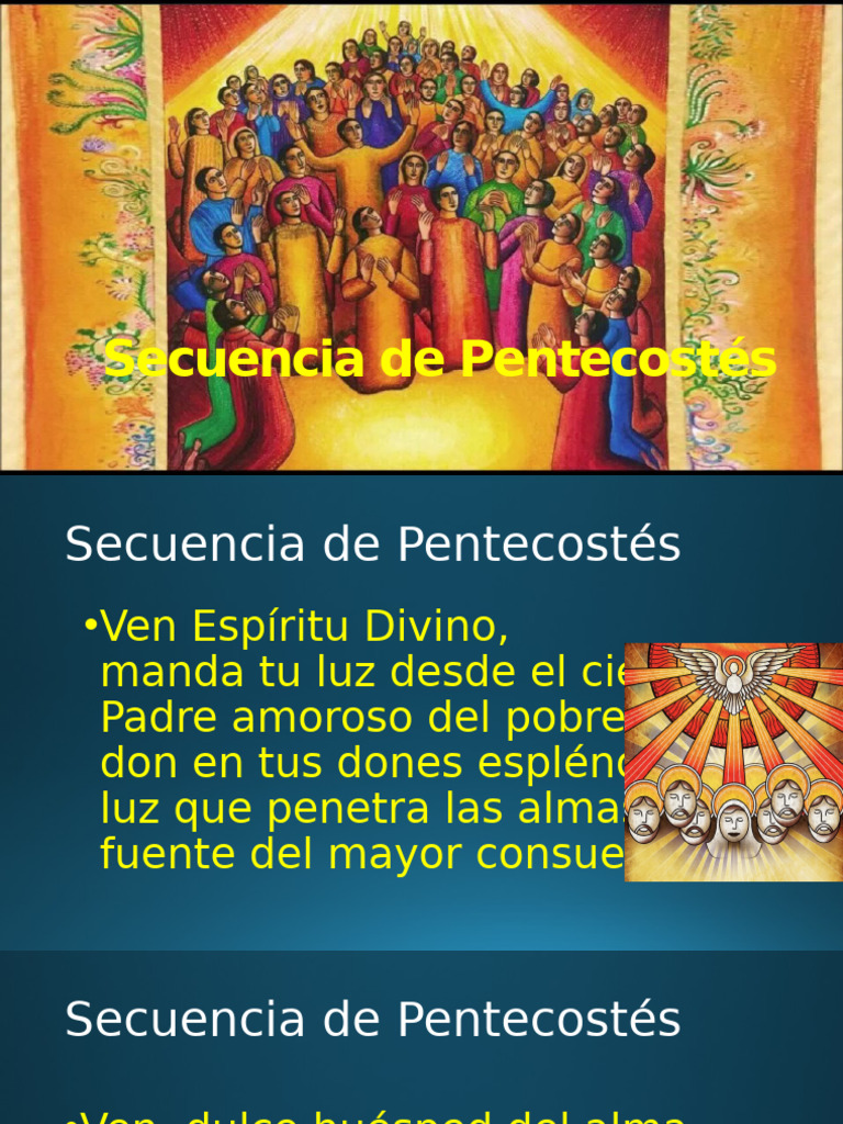 Secuencia de Pentecostés | PDF