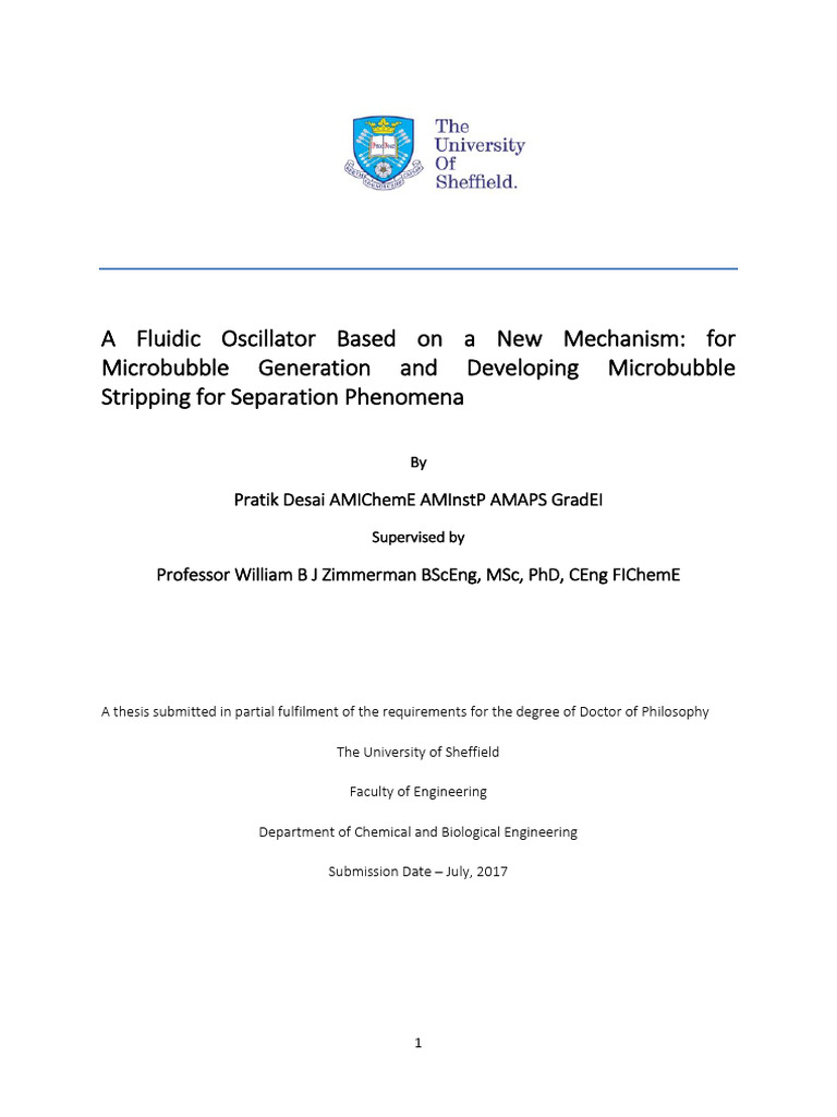 Disertasi Pratik Desai | PDF | Oscillation