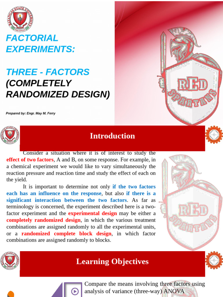 Three-Factor ANOVA in Experiments | PDF | Analysis Of Variance | Experiment