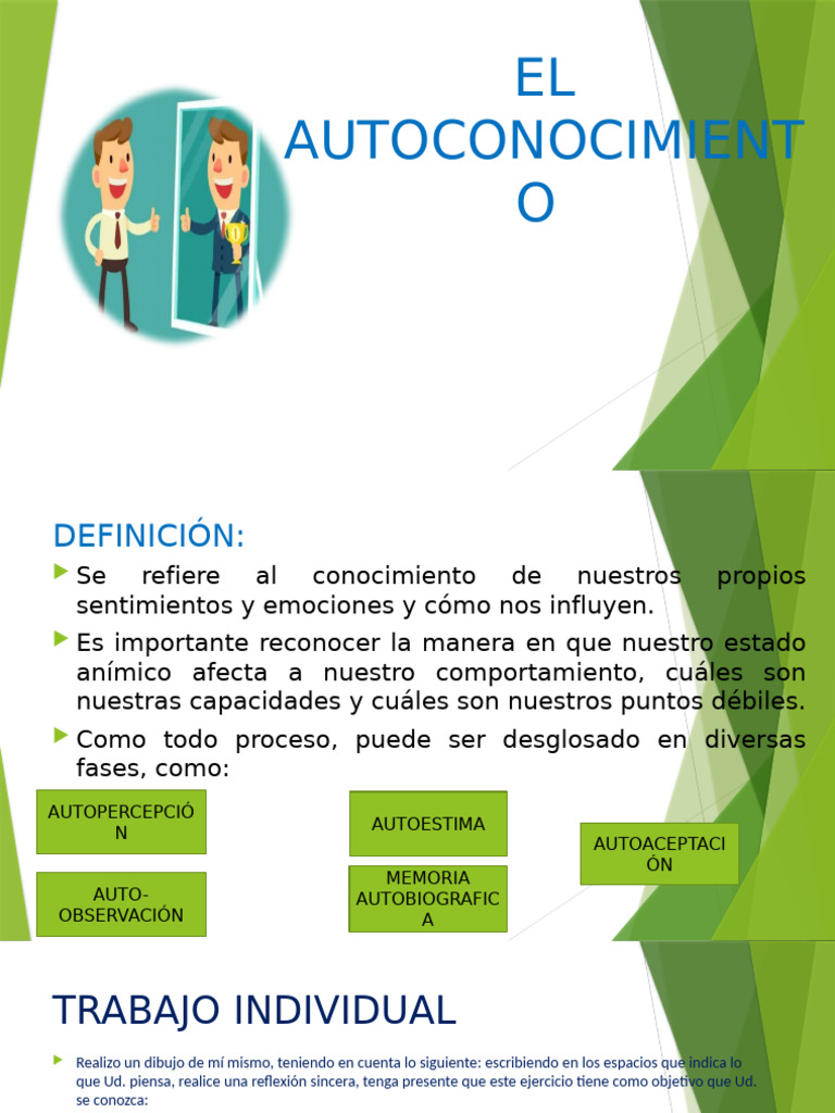 Autoconocimiento: Definición y Barreras | PDF | Las emociones | Sicología