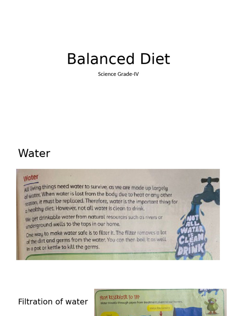 Balanced Diet Grade-IV | PDF | Career & Growth | Self-Improvement