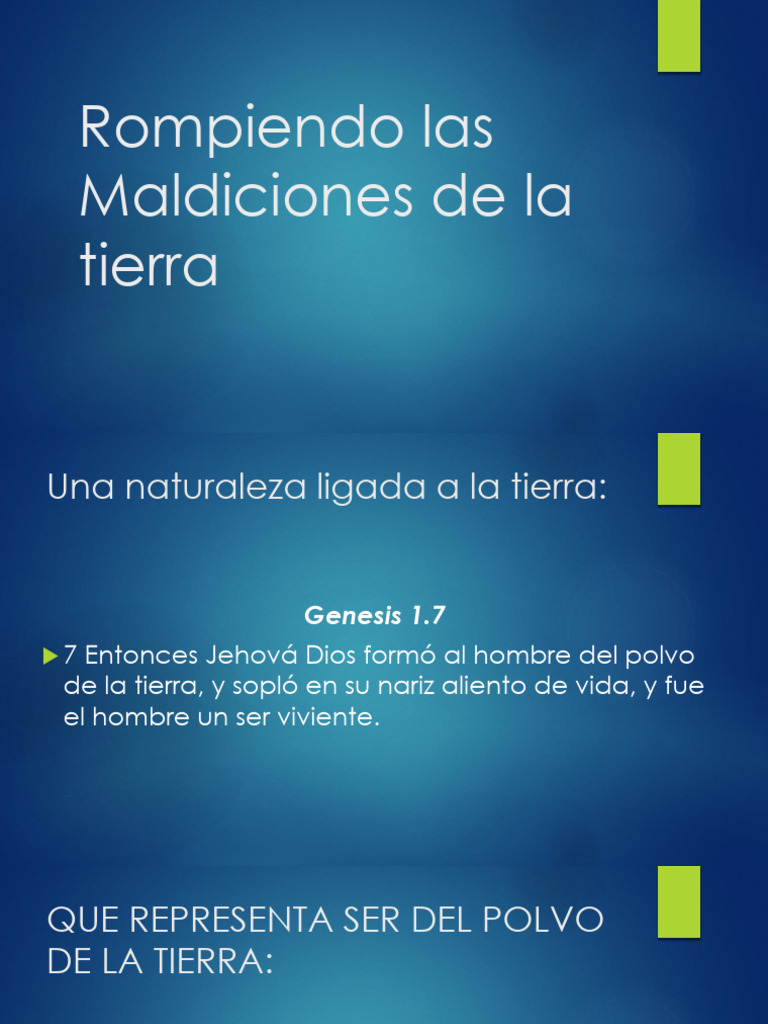 Rompiendo Maldiciones de La Tierra - 1 | PDF | Oración | Maldición