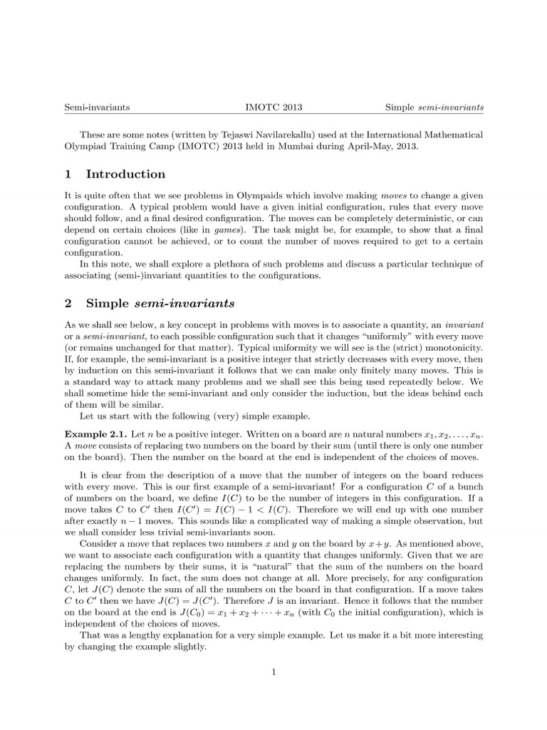 Official Notes from HBCSE for Maths | PDF