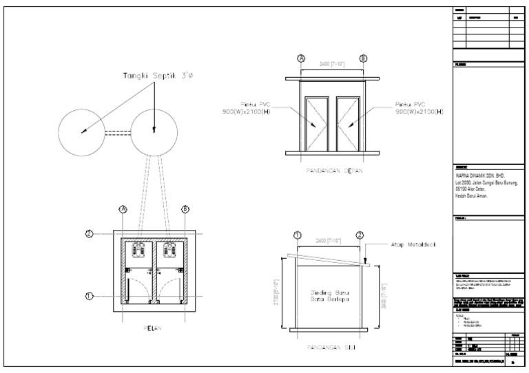 Dewan Serbaguna Plan 2 | PDF