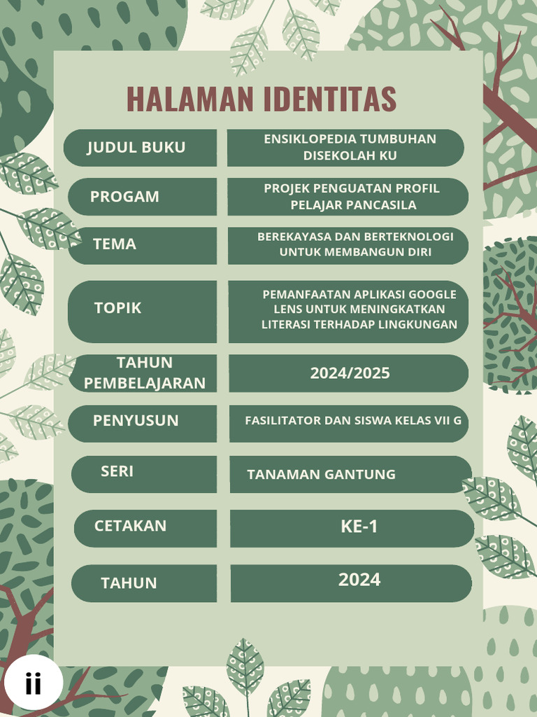 Halaman Identitas | PDF