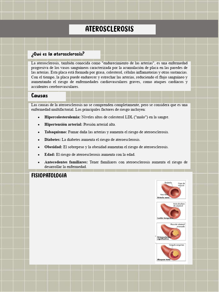 Aterosclerosis | PDF | Aterosclerosis | Lipoproteínas de baja densidad