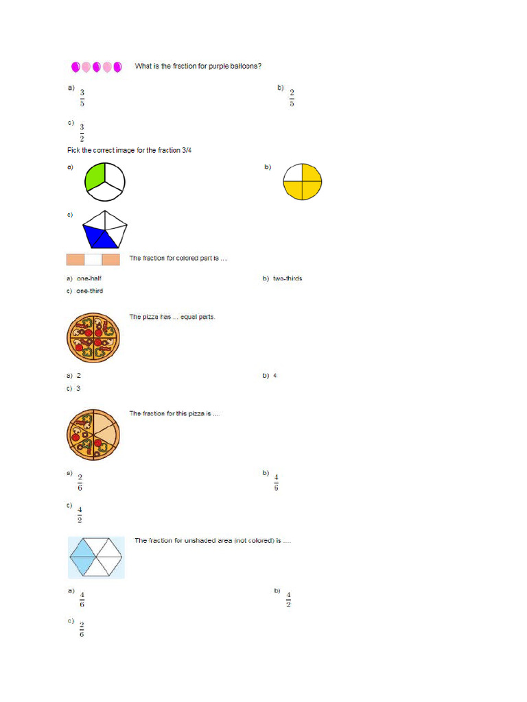 Soal-Soal Fraction | PDF