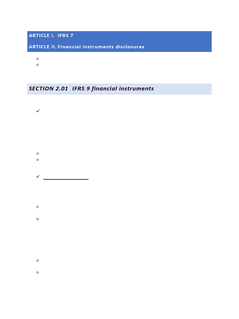 Ifrs 9 | PDF