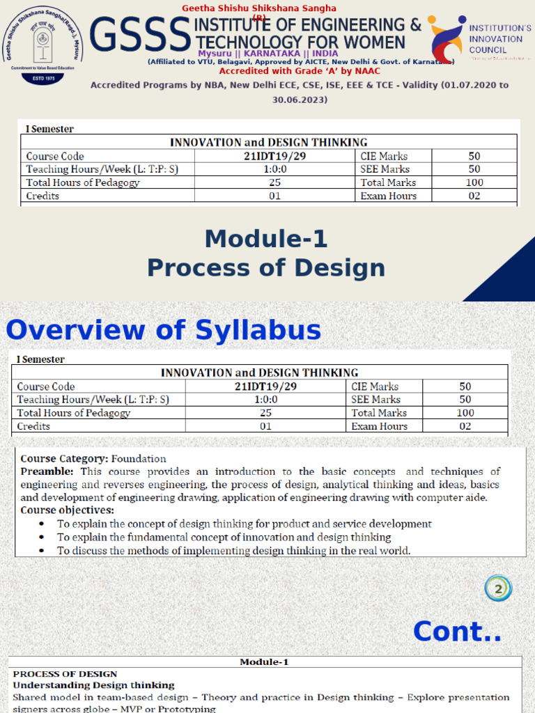 Module-1-Design Thinking-V3-updated-24-1-22 | PDF | Design Thinking ...
