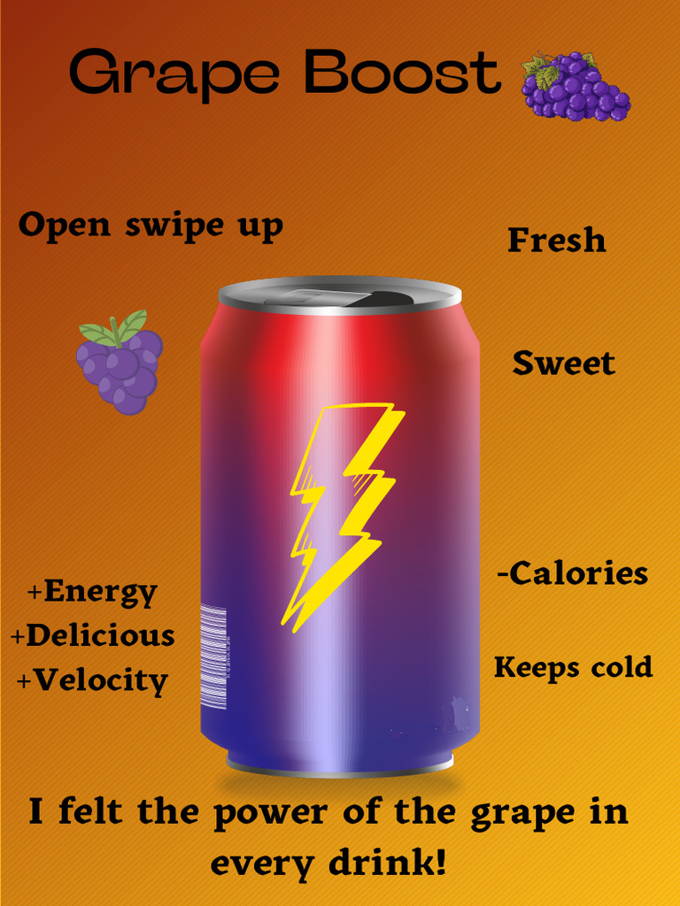 Grape Boost: Open Swipe Up Fresh Sweet | PDF