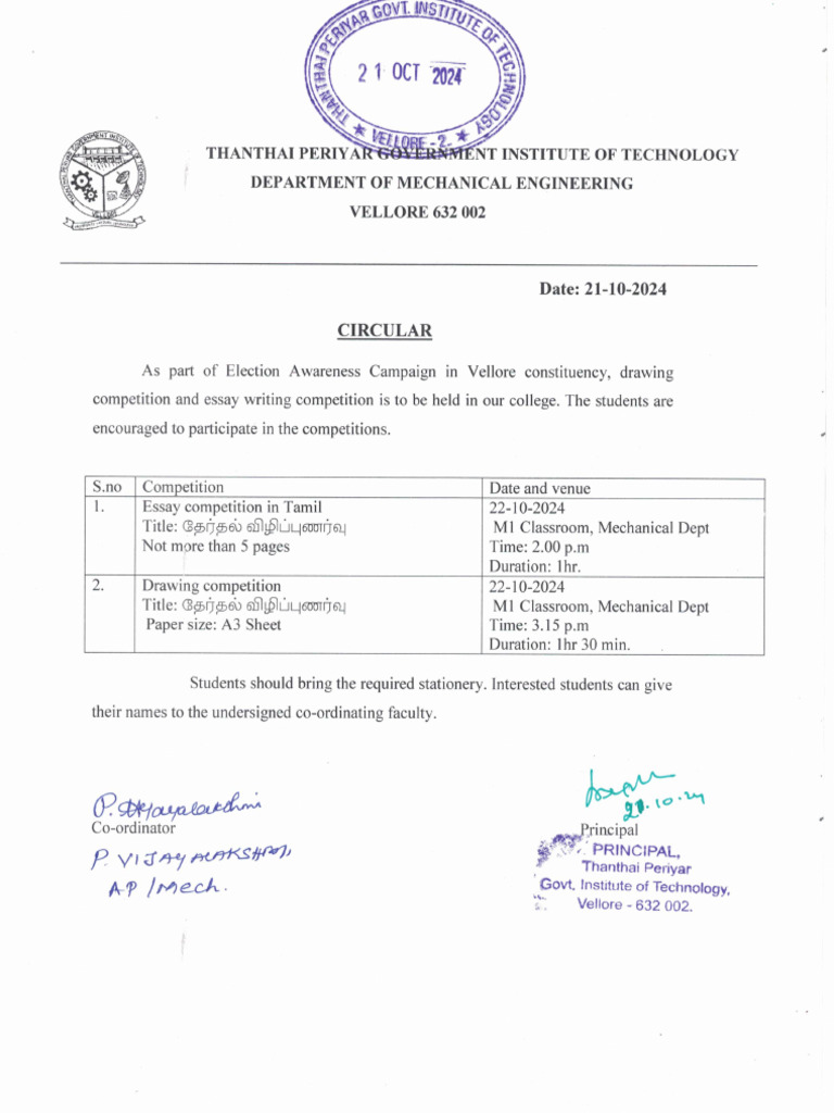 Election Awareness Competition | PDF