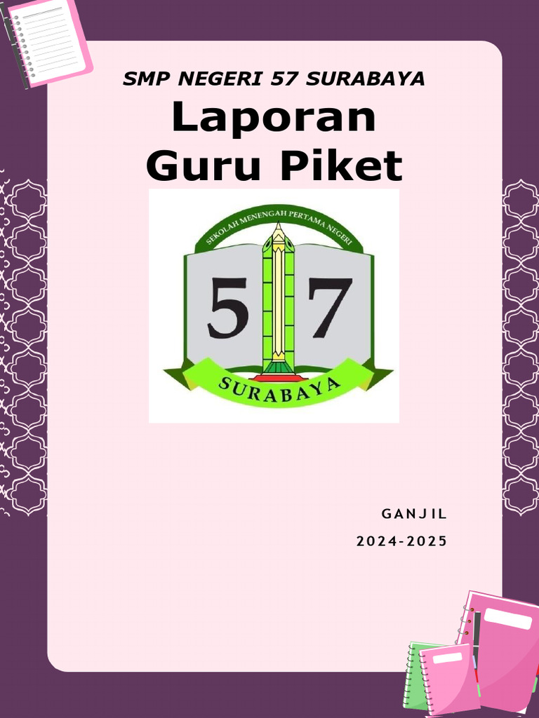 Laporan Guru Piket Sandya | PDF