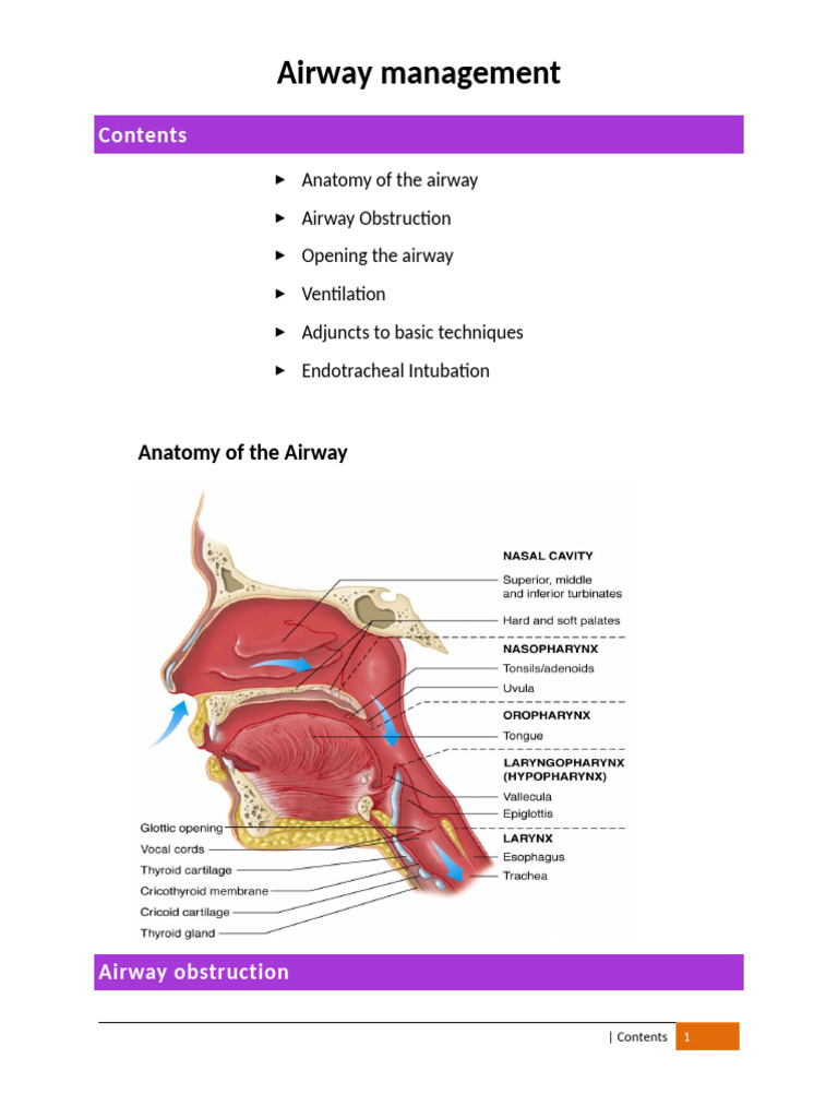 Airway Management-New Edited | PDF | Clinical Medicine | Medical ...
