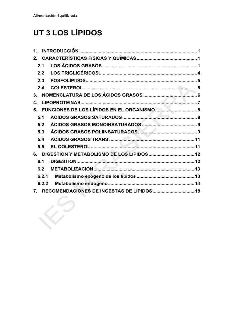 LÍPIDOS | PDF | Lipoproteína | Lípido