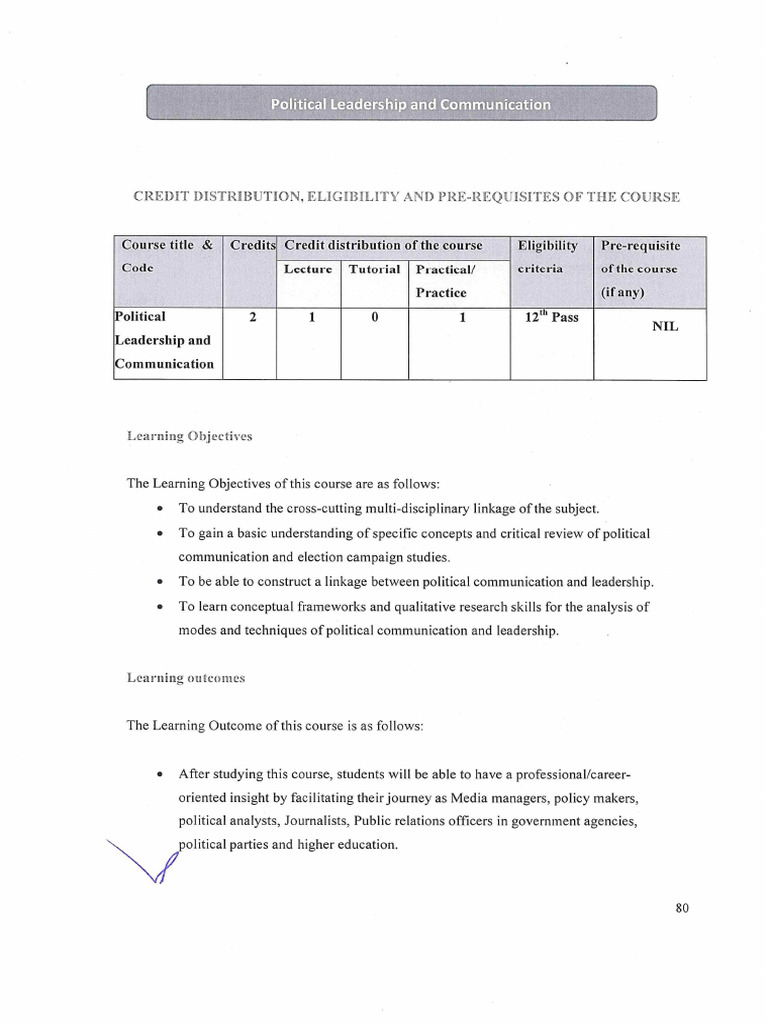 NEP SEC Political - Leadership | PDF
