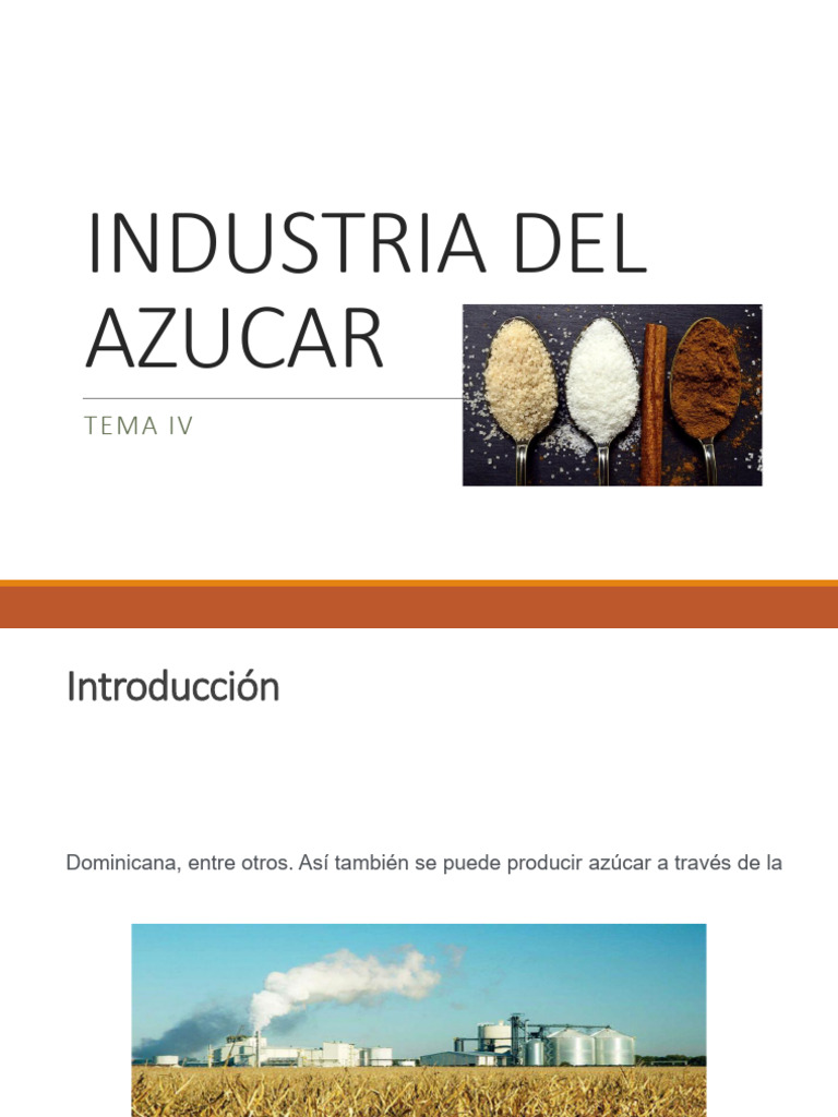 Industria Azucar | PDF | Caña de azúcar | Azúcar