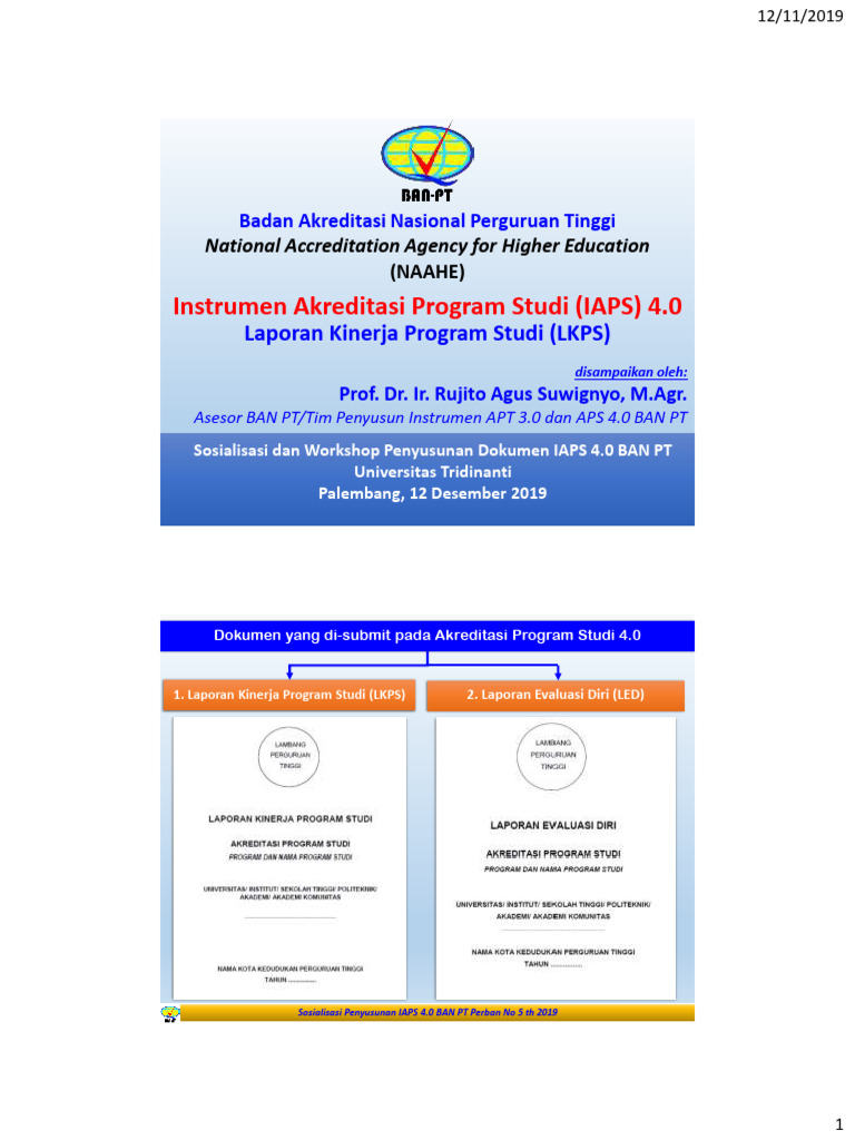 Penyusunan LKPS APS 4.0 | PDF
