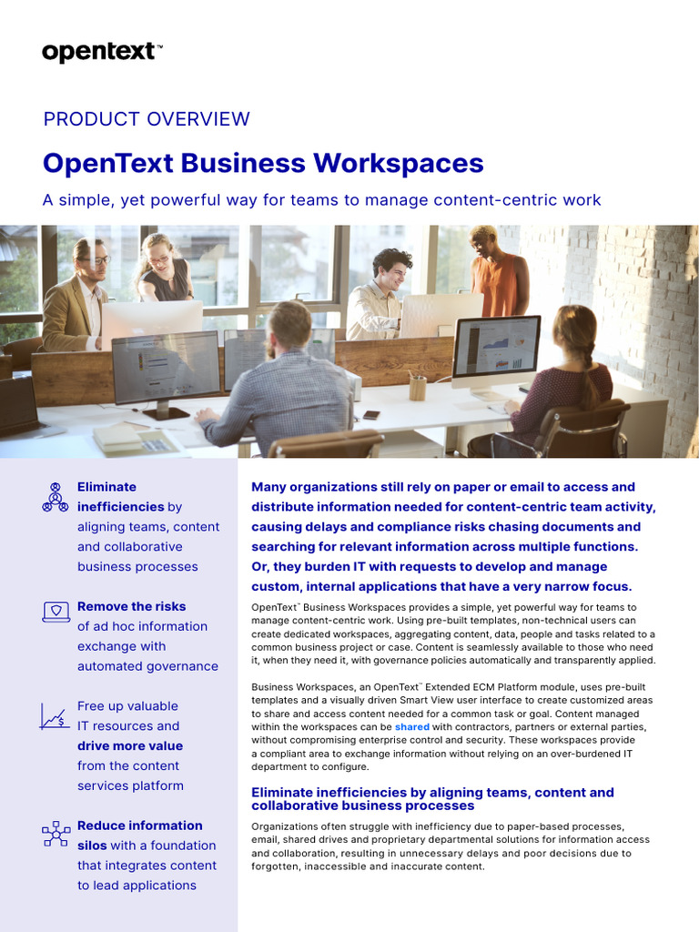 Opentext Po Connected Workspaces en | PDF | Microsoft Outlook ...